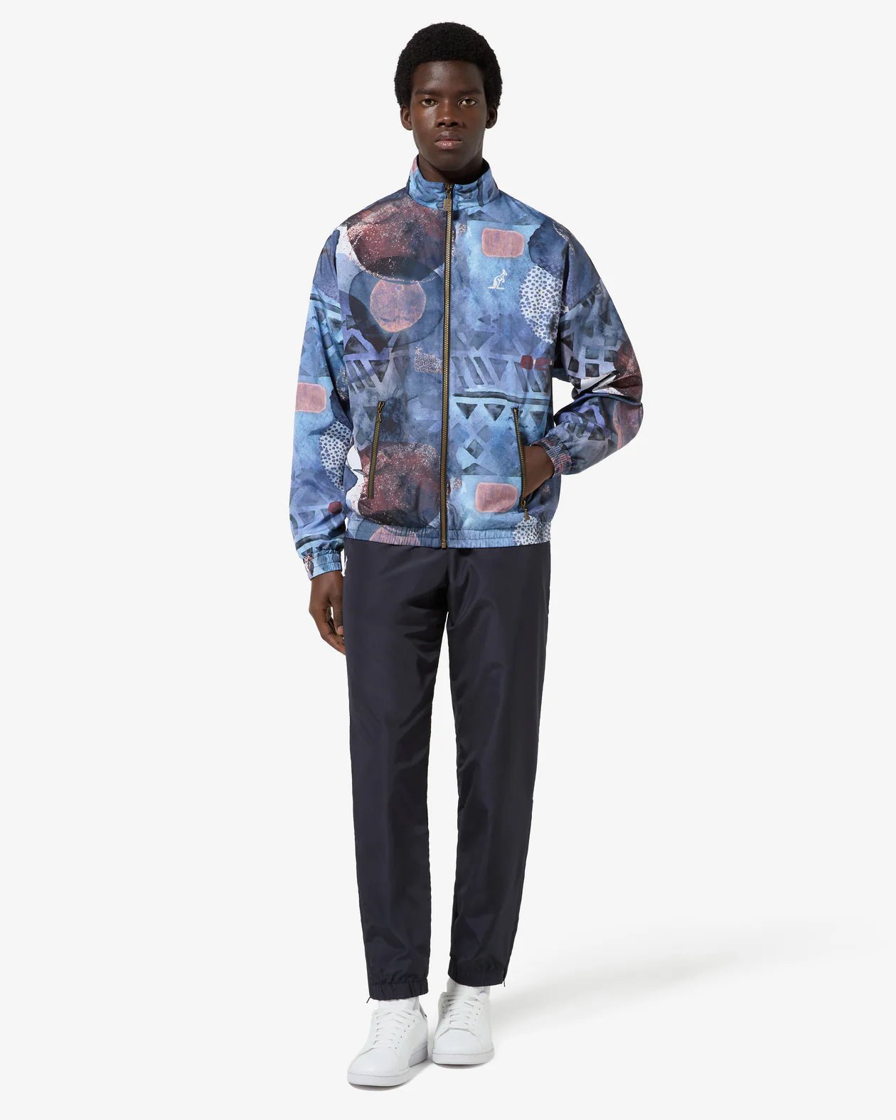 AUSTRALIAN Tuta Leggera In Microfibra Con Zip Senza Cappuccio Fantasia